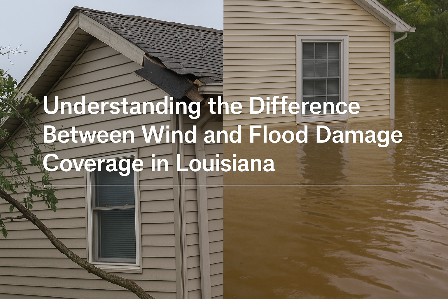 Wind vs. Flood Damage Coverage in Louisiana: What Homeowners Need to Know